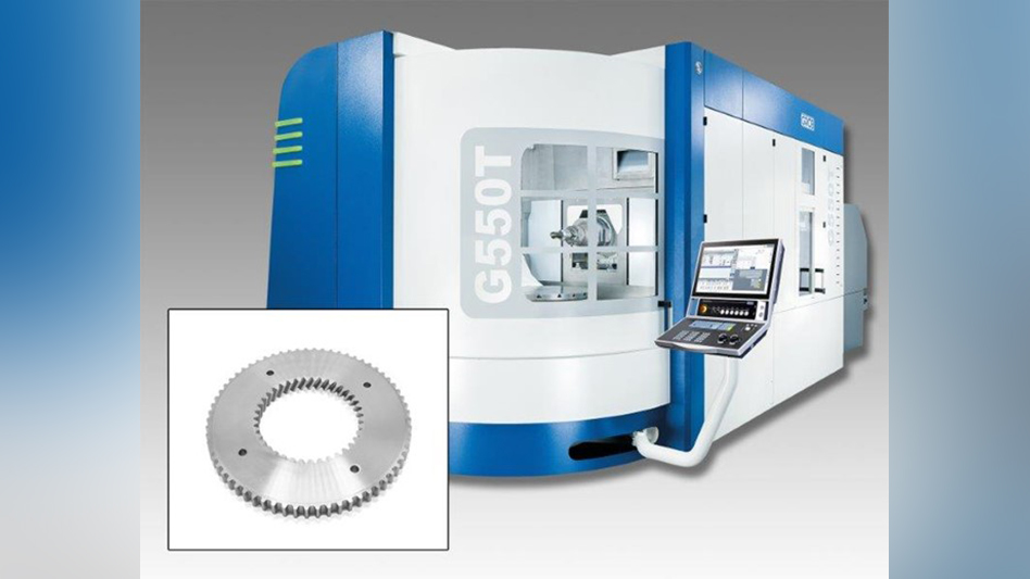 GROB Systems' 5-Axis G550T Mill/Turn Universal Machining Center ...